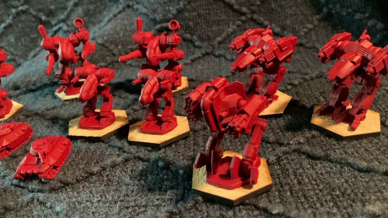 CAV Strike Ops: Some Primed Rach Miniatures - YouTube