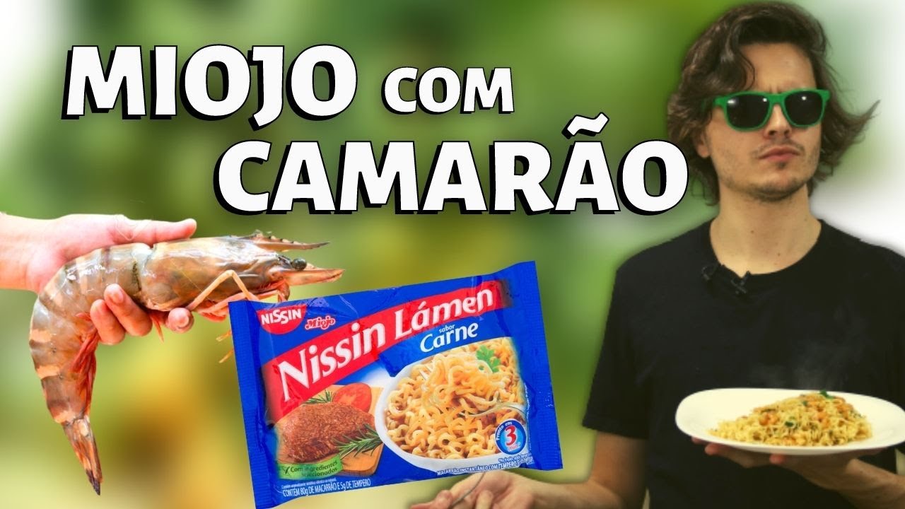 MIOJO GOURMET COM CAMARÕES - Como fazer miojo diferente, receita de ...