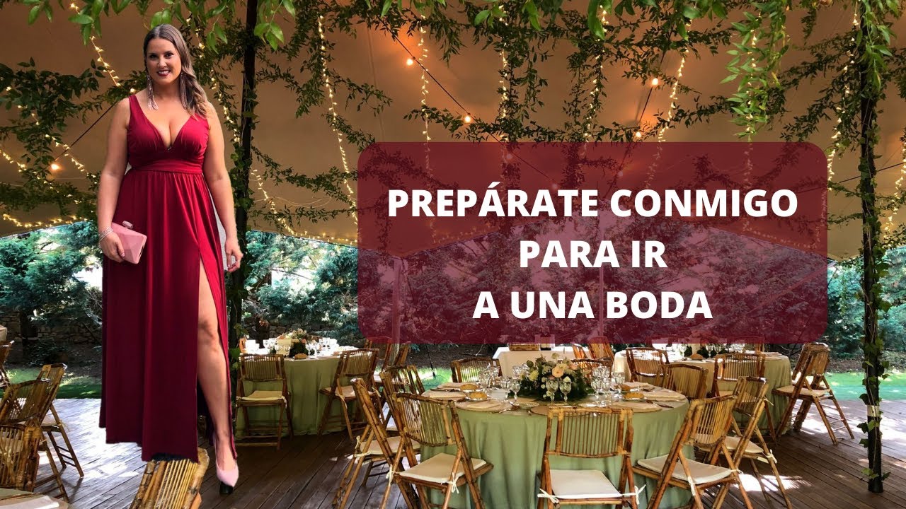 GRWM - Prepárate conmigo para ir a una BODA | Maquillaje, peinado y ...