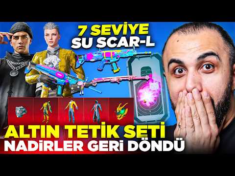 X-SUİTLER DEĞİŞTİ 😱 SU TABANCASI SCAR VE ALTIN TETİK SETİ GERİ DÖNDÜ! EFSANE POMPALI - PUBG Mobile