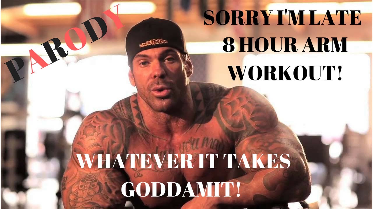 NEVER BEFORE SEEN FOOTAGE of Rich Piana's 8 Hour Arm Workout PARODY ...