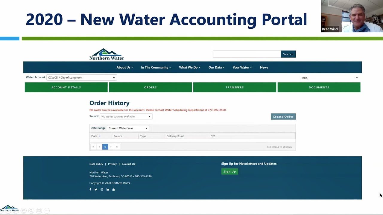Webinar for New Website Water Accounting Portal - YouTube