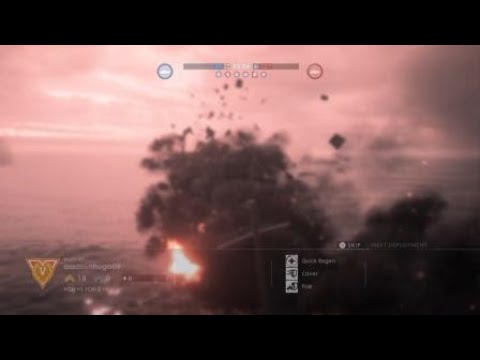 BF1 helping man an L class destroyer till the end - YouTube