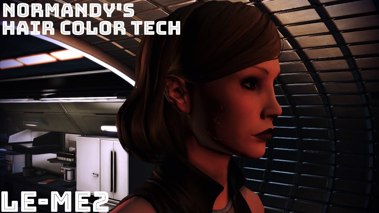 Mass Effect: Legendary Edition - Normandy's hair color tech - YouTube