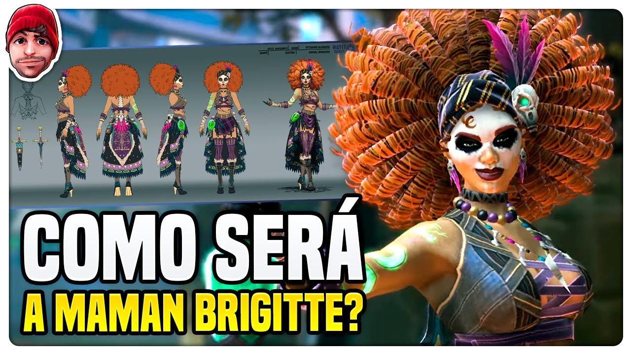 NOVA DEUSA! MAMAN BRIGITTE CHEGANDO NO SMITE! COMO VAI SER? - YouTube