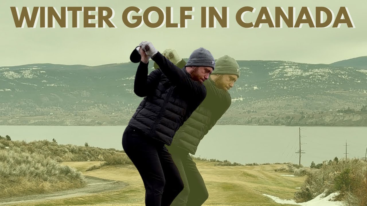 This is what WINTER golf in CANADA looks like! - YouTube