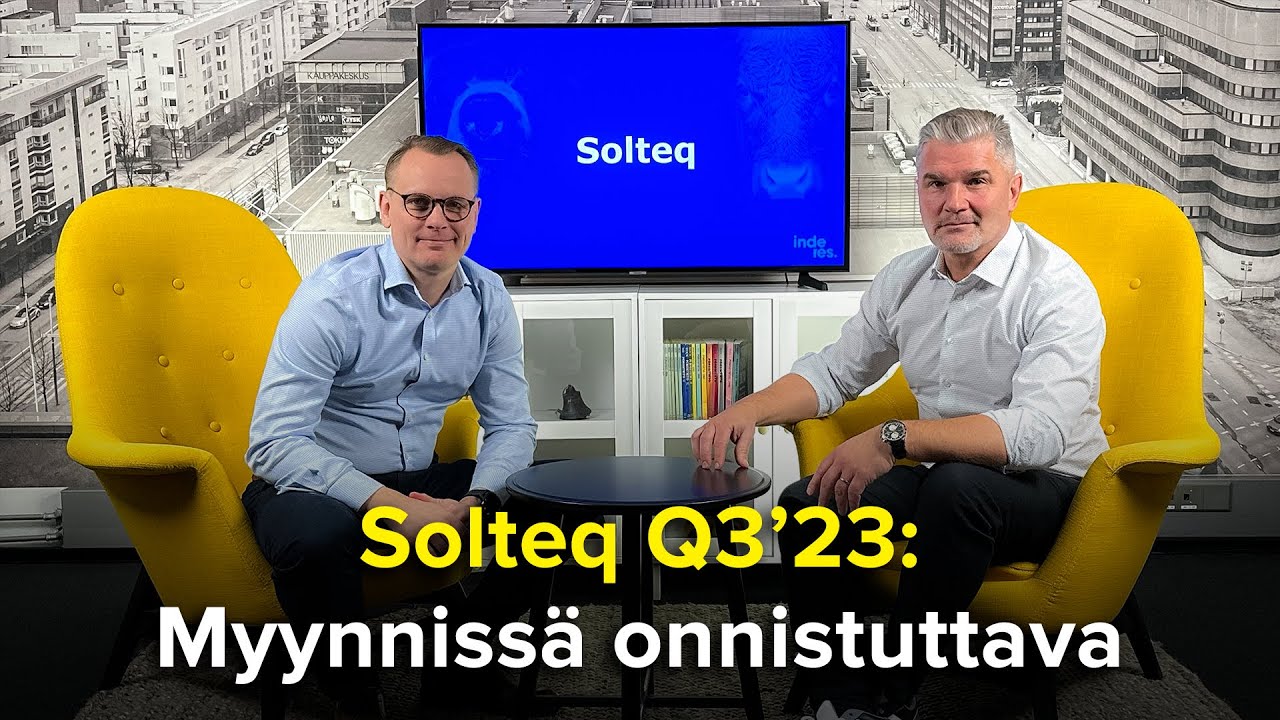 Solteq Q3'23: Myynnissä onnistuttava - YouTube