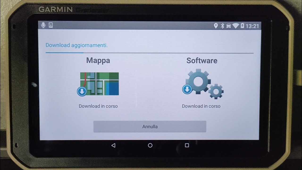 RC53 - Garmin Overlander® Inizializzazione e aggiornamento firmware e ...