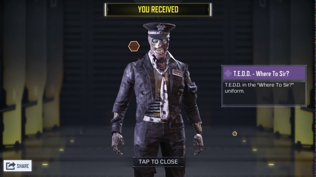 Call of duty mobile Battle royal season 7 T. E. D. D Skin:)🎉 - YouTube