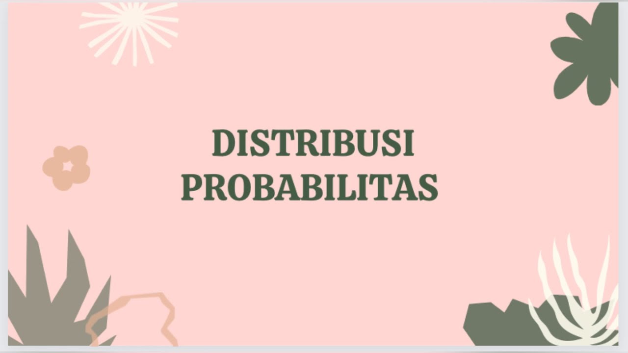 Apa itu Distribusi probabilitas? - YouTube