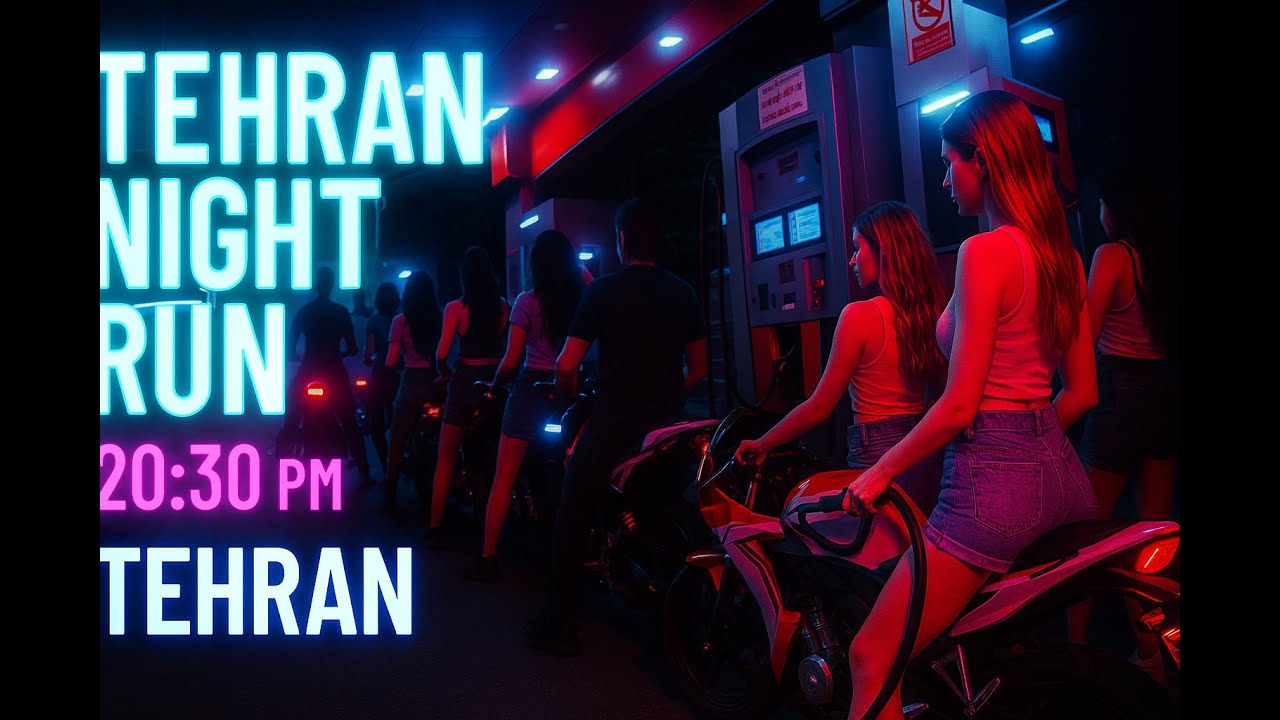 Night Ride in Tehran – Vali Asr Street (Parkway to Tajrish) - YouTube