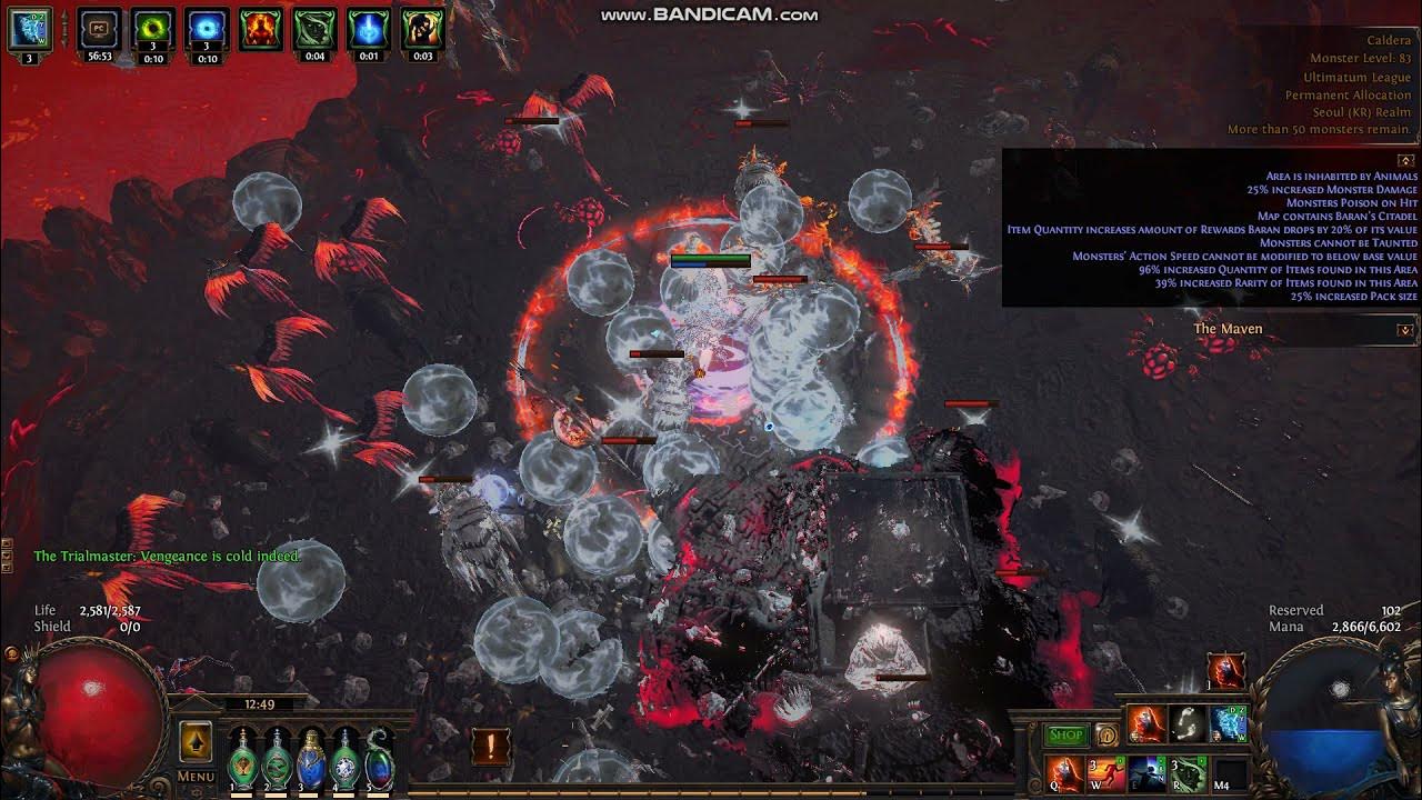 [Agnostic MOM Frostbolt mine Ascendant lv91] A8 Baran 3.14 Ultimatum - YouTube