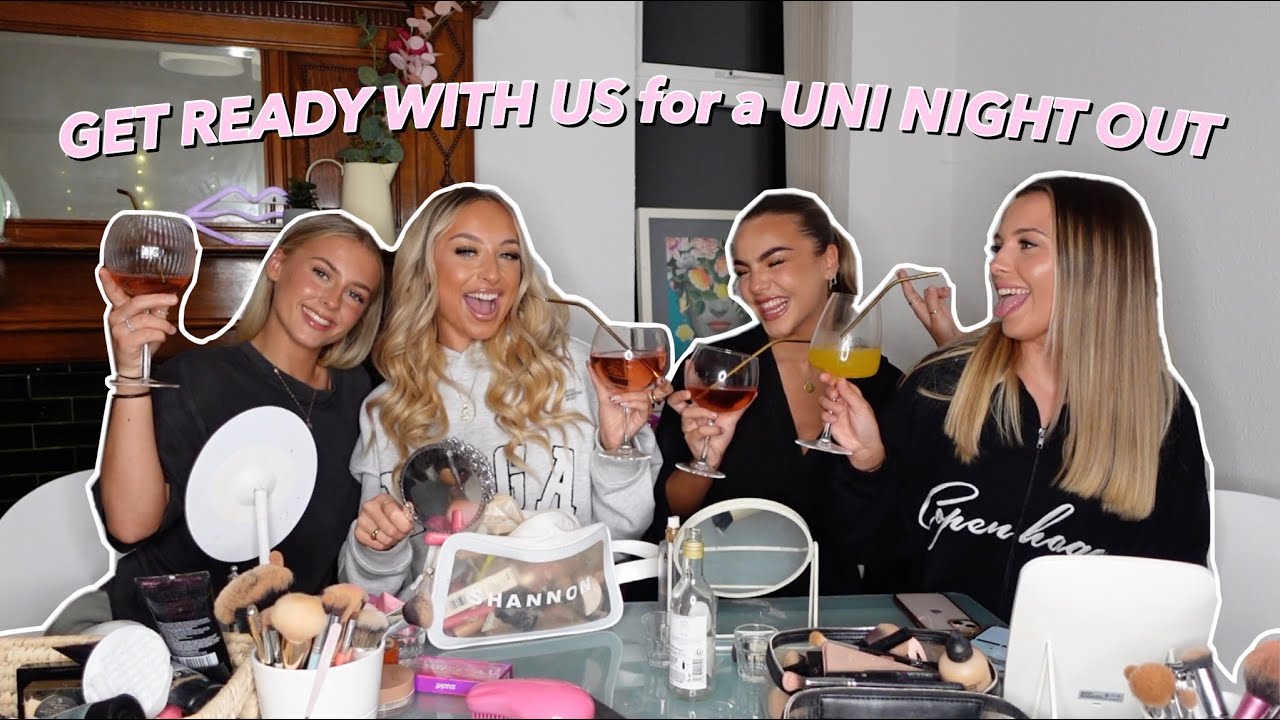 GET READY WITH US for a UNI NIGHT OUT🥂🕺🏼 - YouTube