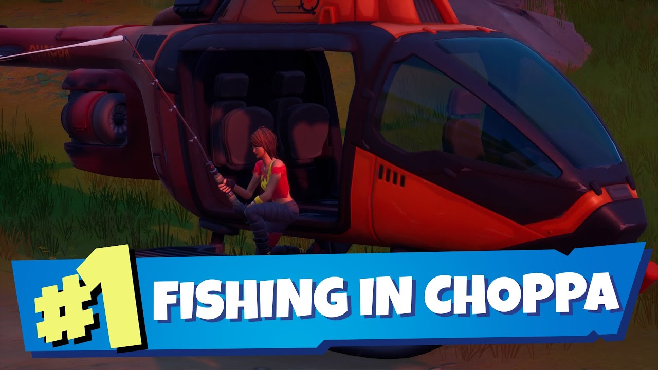 Catch a Fish While Riding in a Choppa Guide [Easy Method]- Fortnite ...