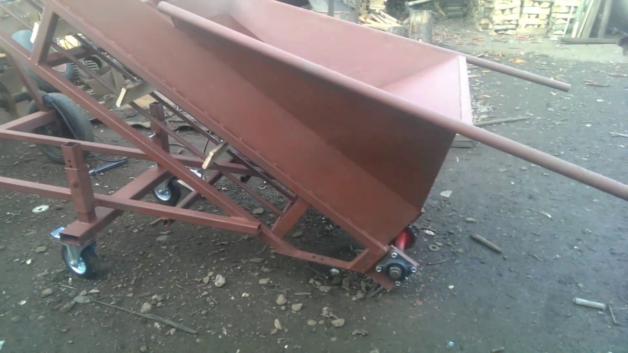 Homemade Conveyor Belt - Banda Transportoare Porumb - YouTube