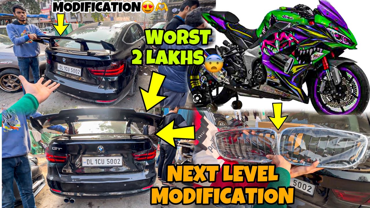 Next Level Modification😍 2 Lakhs😱 Bmw Gt and Superbike Fully Modified😍🔥 ...
