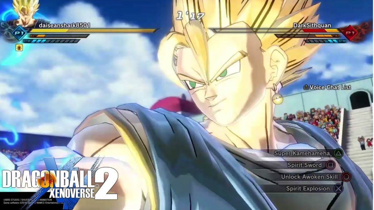 Spirit Sword game on point!!!Dragon Ball xenoverse 2 ssj Vegito ...