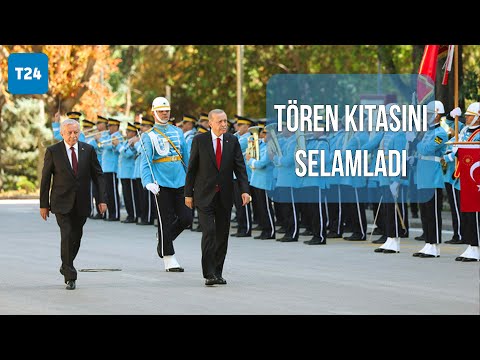 Cumhurbaşkanı Erdoğan, Meclis'in 27. Dönem açılışında resmi tören ile karşılandı