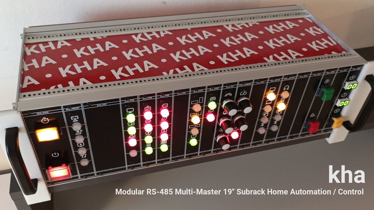kha: Modular RS-485 Multi-Master 19" Subrack Home Automation / Control ...