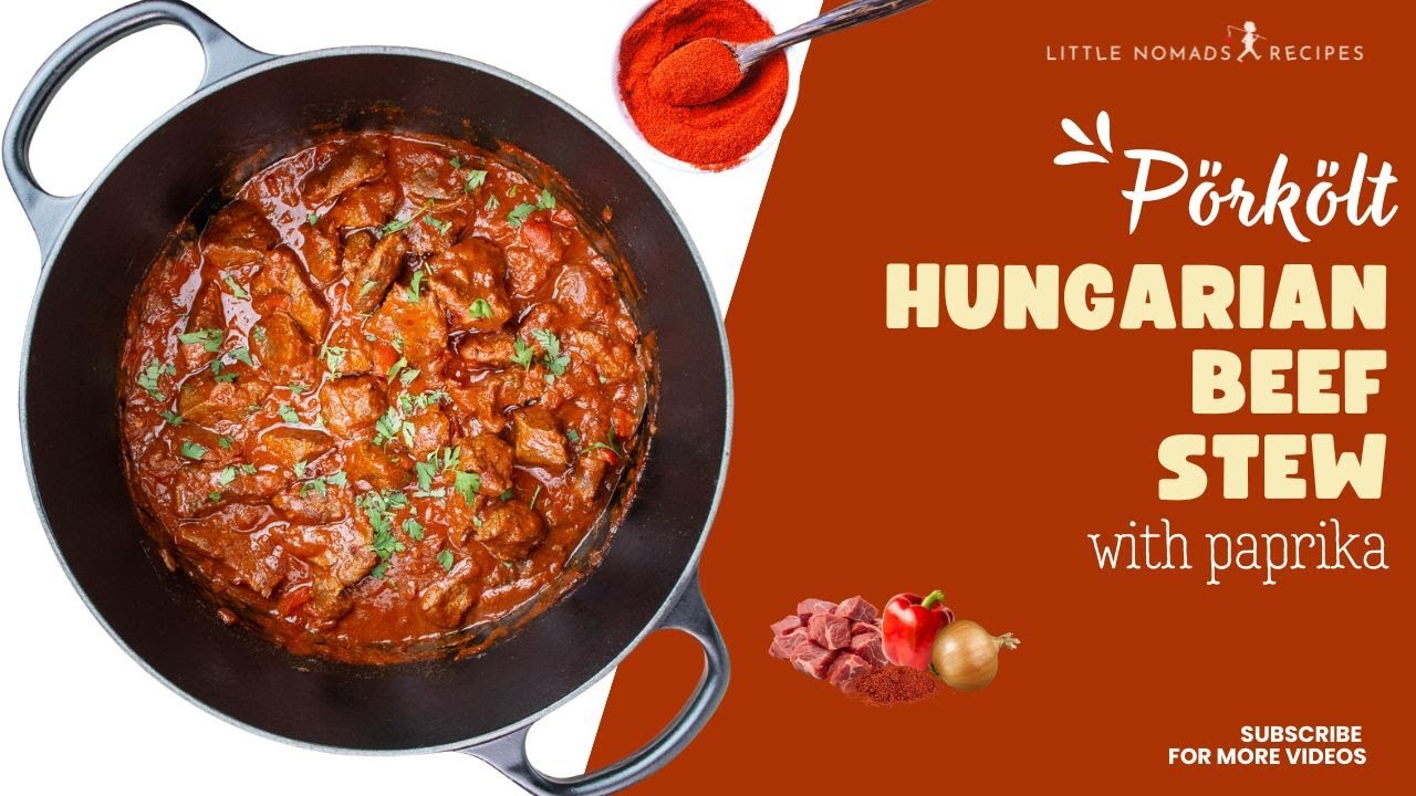 Authentic Hungarian Beef Stew (Pörkölt) - YouTube
