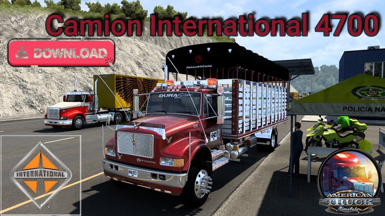 🚚Mod ATS 1.43 international 4700 american truck simulator │mod de ...