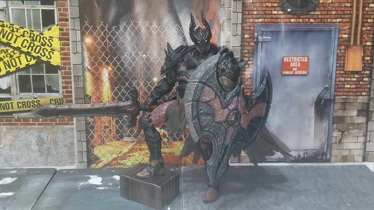 unboxing video review en español de figura vtoys BMS Knight of war ...