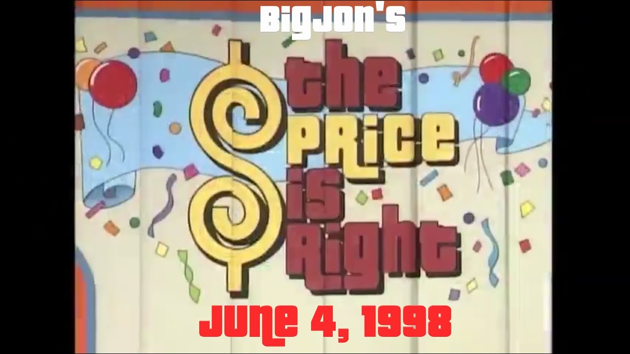BigJon's The Price Is Right Remake Game (June 4, 1998) - YouTube