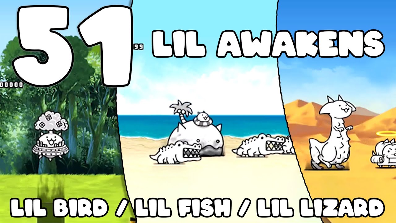 The Battle Cats - Lil Awaken Stages - Bird, Fish And Lizard - YouTube