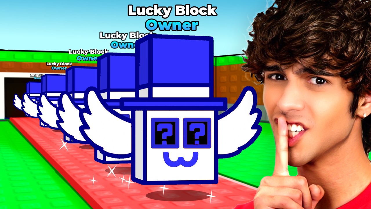 I Got 100 *OWNER* LUCKY BLOCKS in Steal a Brainrot… - YouTube