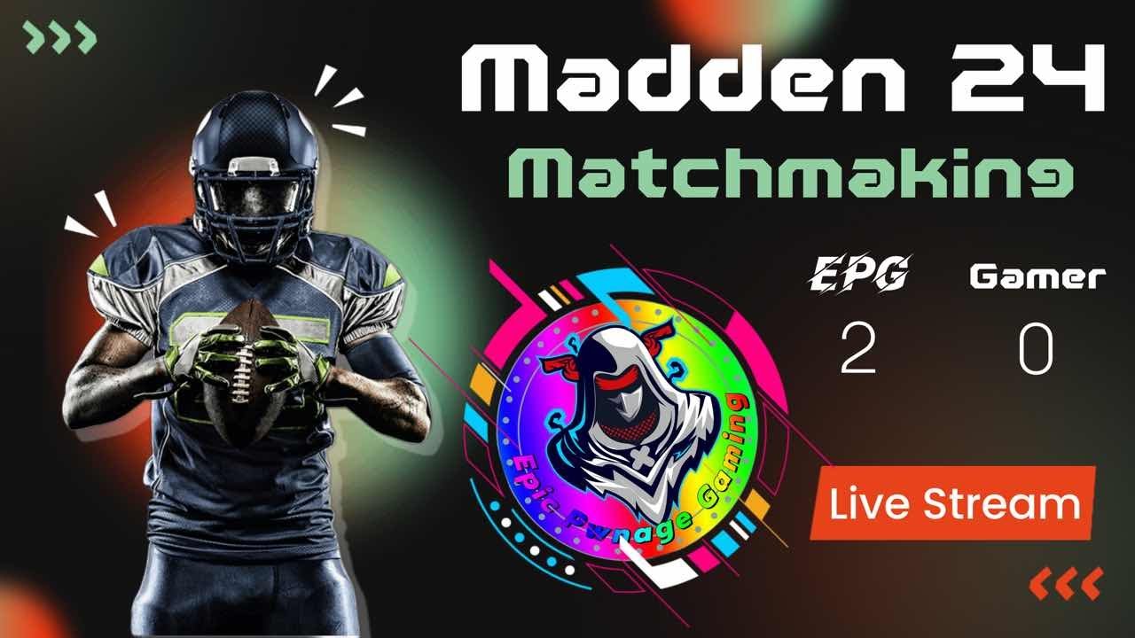 Epic Madden 24 Matchmaking Live Stream Gameplay - Eps 2 - YouTube