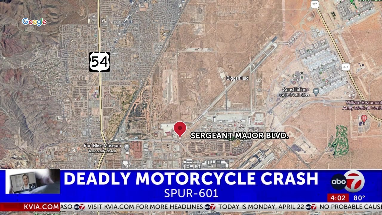 Fort Bliss soldier dies in motorcycle crash - YouTube