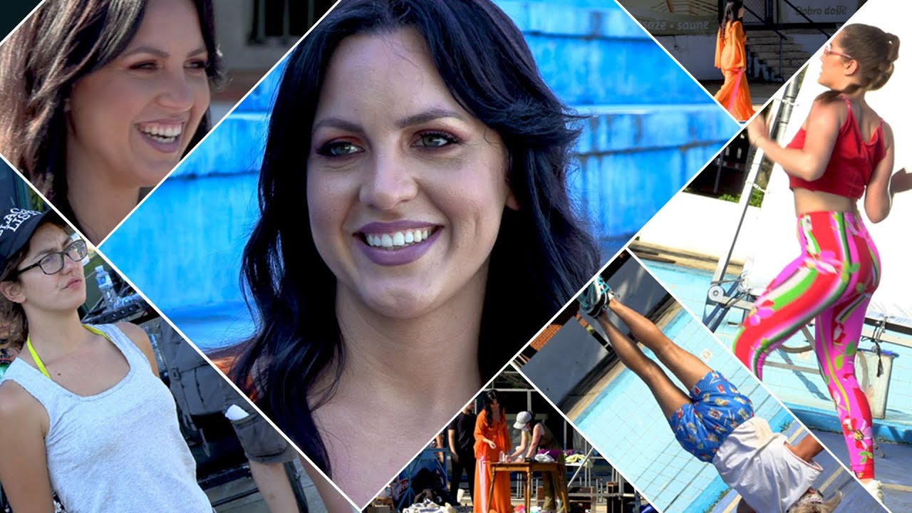 Nova.rs ekskluzivno na snimanju spota Mimi Mercedez - YouTube