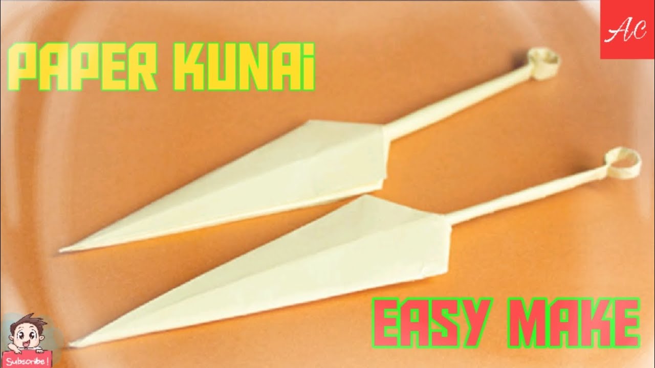 making kunai very easy tutorial😳/by @More Art and craft /don't forget ...