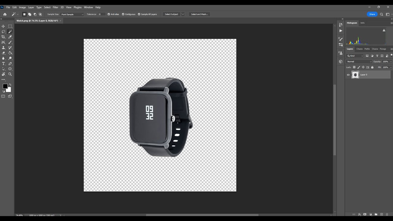 How to Make a Transparent Background in Photoshop - YouTube