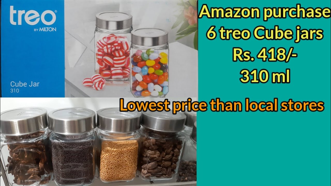Amazon purchase| Unboxing Treo Jars by milton - YouTube