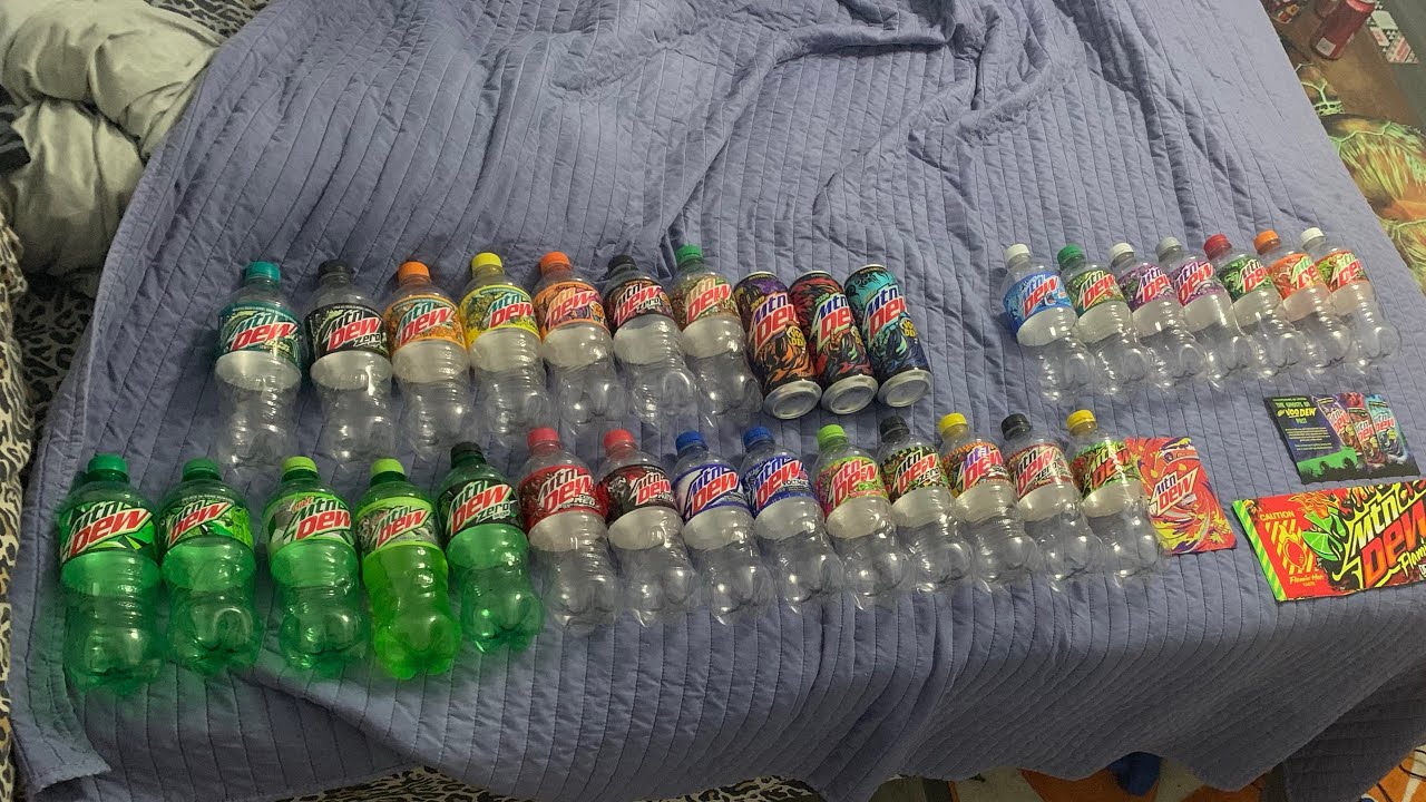 Mountain Dew Collection 2022! - YouTube
