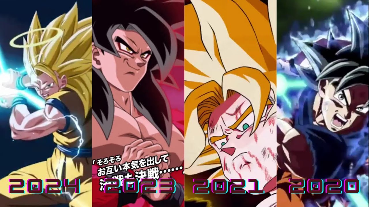 Evolution of Goku Animations 2015-2024 DBZ Dokkan Battle - YouTube
