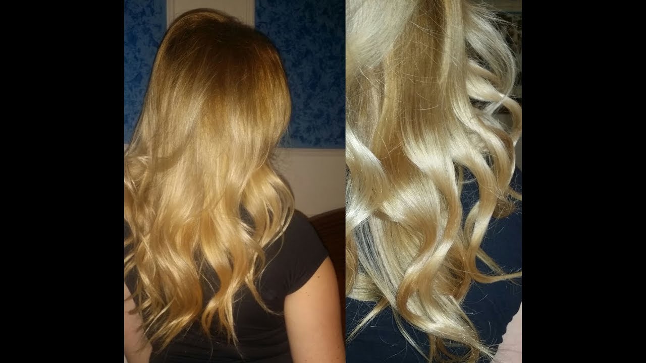 DIY/ Matizar rubio naranja o rubio pollo - YouTube