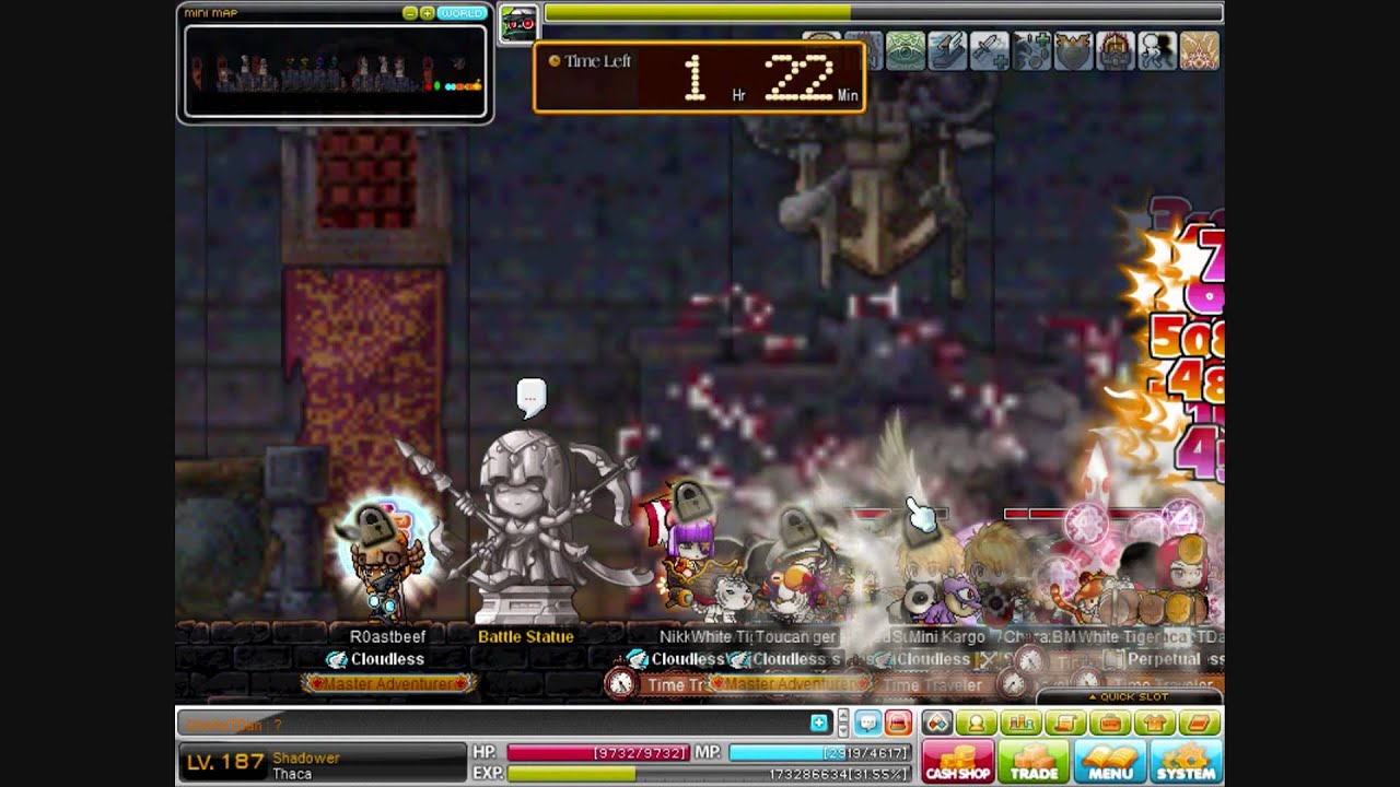 [GMS] Maplestory Shadower Big Bang Skill Change Demonstration (HD ...