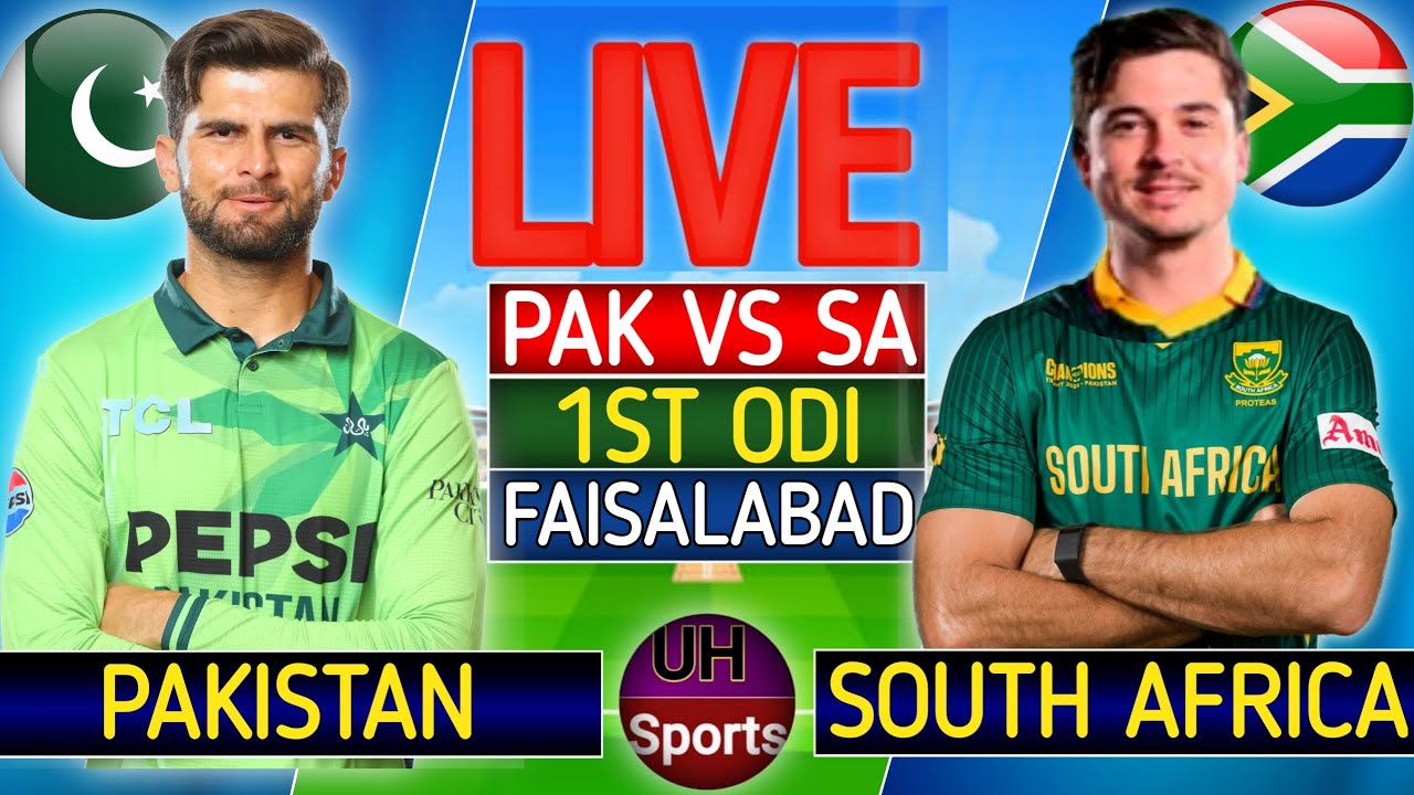 PAK vs SA Live Match Today, Cricket Live | Pakistan vs South Africa 1st ...