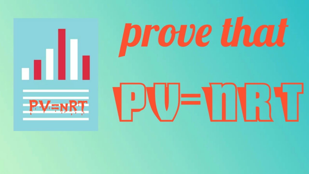 How u easily prove PV=nRT😱😱 - YouTube
