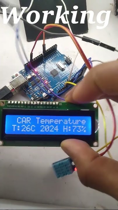 DHT11 WITH LCD I2C HUMIDITY AND TEMPERATURE MONITOR | ARDUINO PROJECT # ...