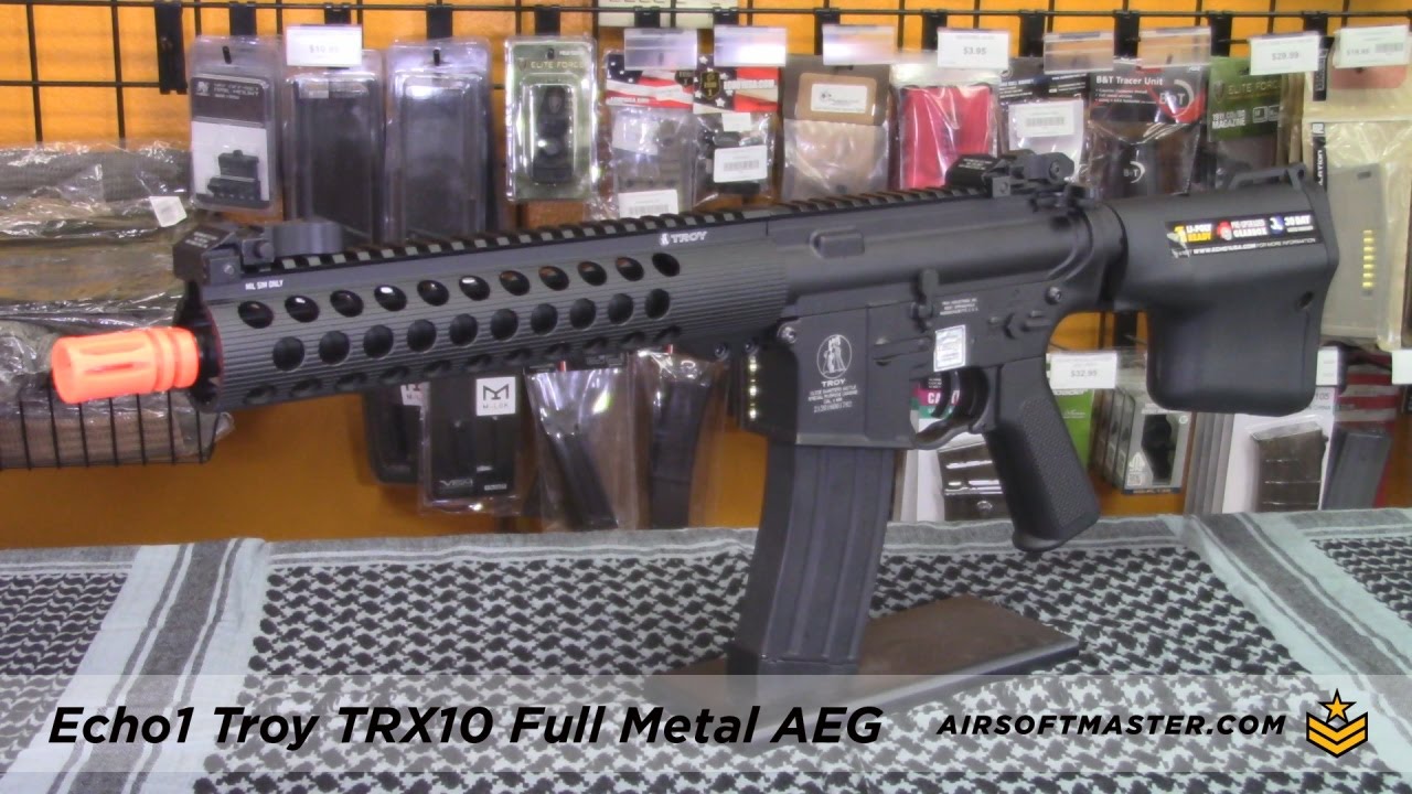 Echo1 Troy TRX10 Full Metal AEG - YouTube