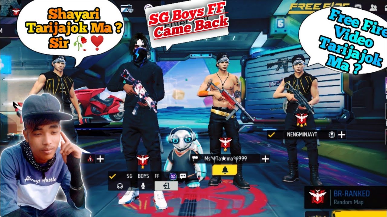 SG BOYS FF Came Back Free Fire Gameplay Video 🔥🔥 @SGBoysff - YouTube