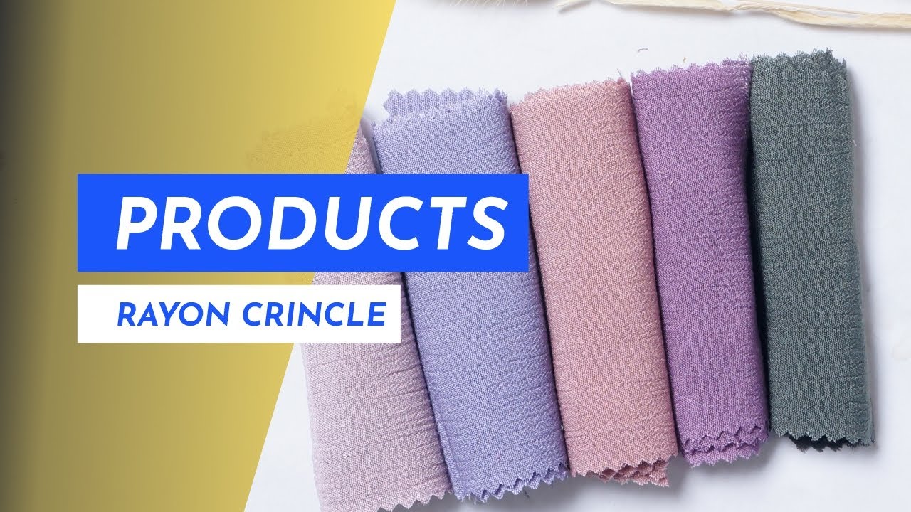 Detail Kain RAYON CRINCLE - YouTube