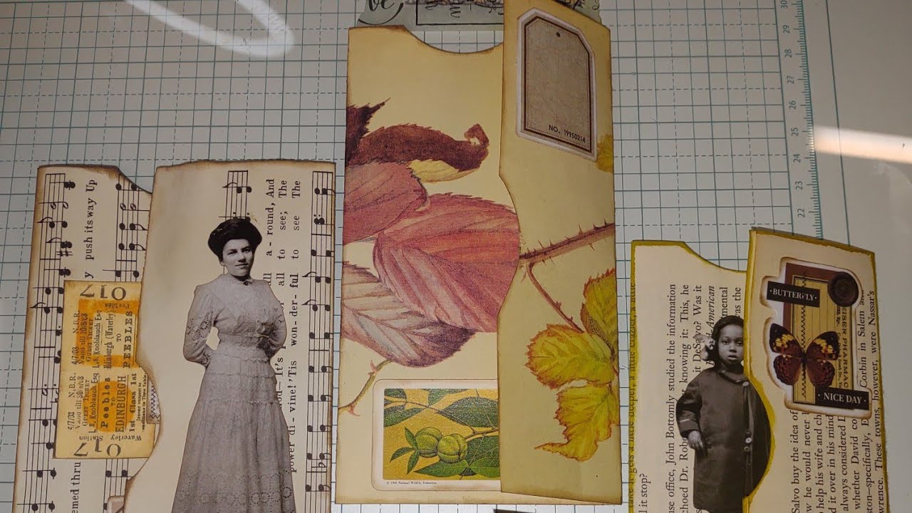 Side Tuck With Flip Pockets From Book Pages - YouTube