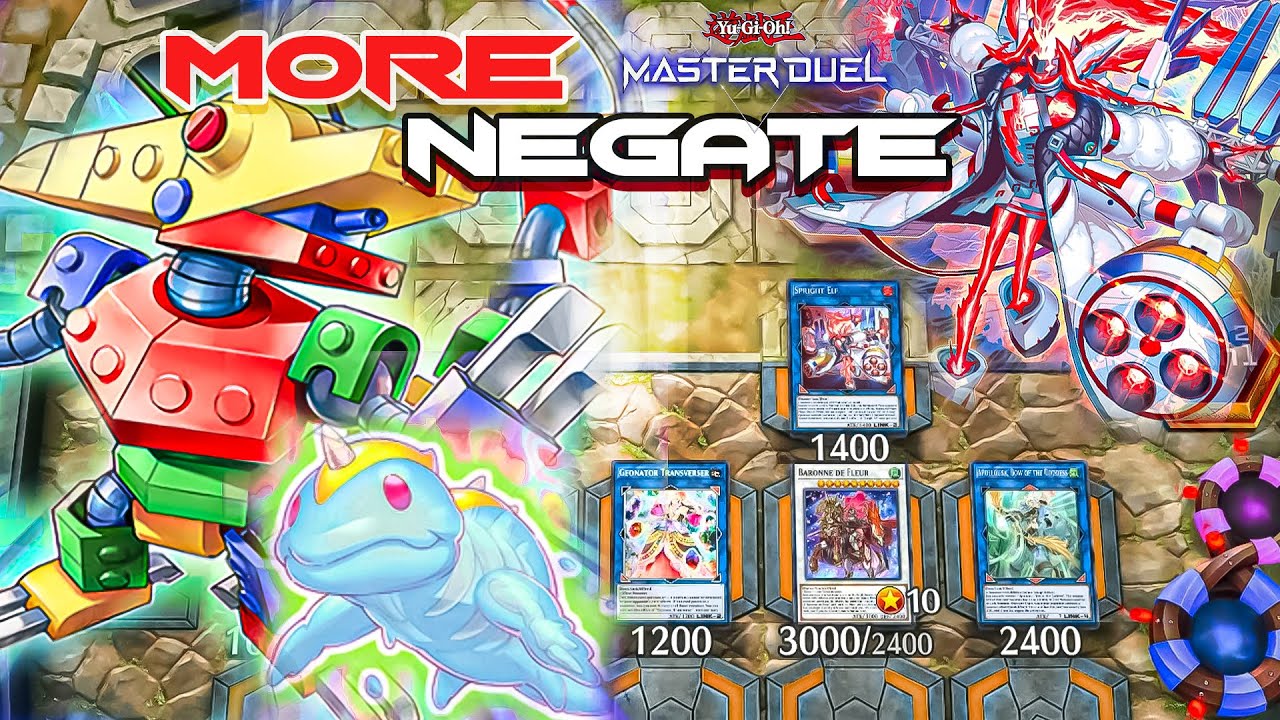 NEW!TOP TIER DECK SPRIGHT ADAMANCIPATOR /MORE NEGATE/REPLAY [Master Duel] - YouTube