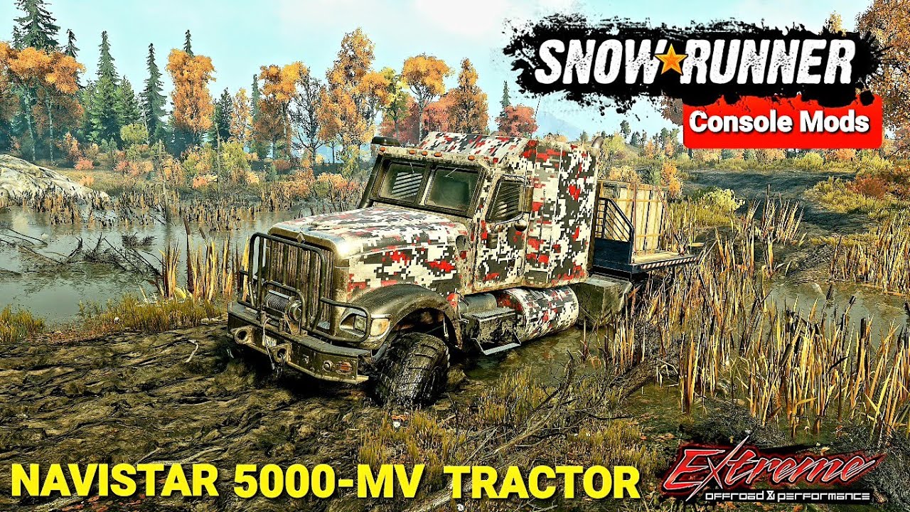 New Truck NAVISTAR 5000-MV TRACTOR In SnowRunner Phase 5 Update - YouTube