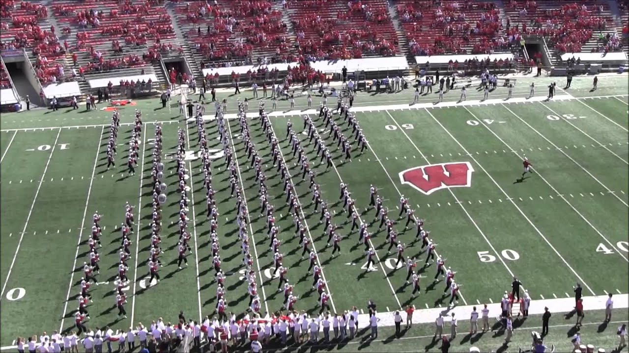 Badger Band "ON WISCONSIN" Sept. 6, 2014 - YouTube