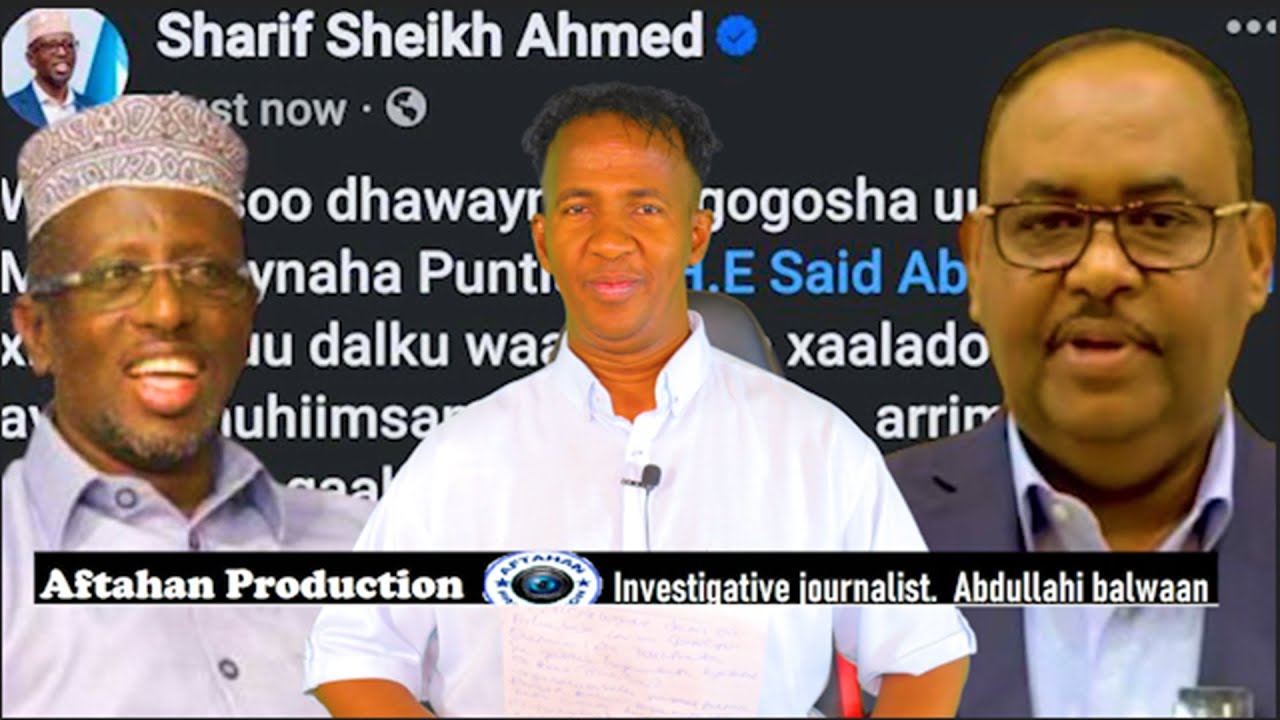 Sheekh Shariif oo taageeray Gogosha wadatashiga ee Garowe uu dhigay ...